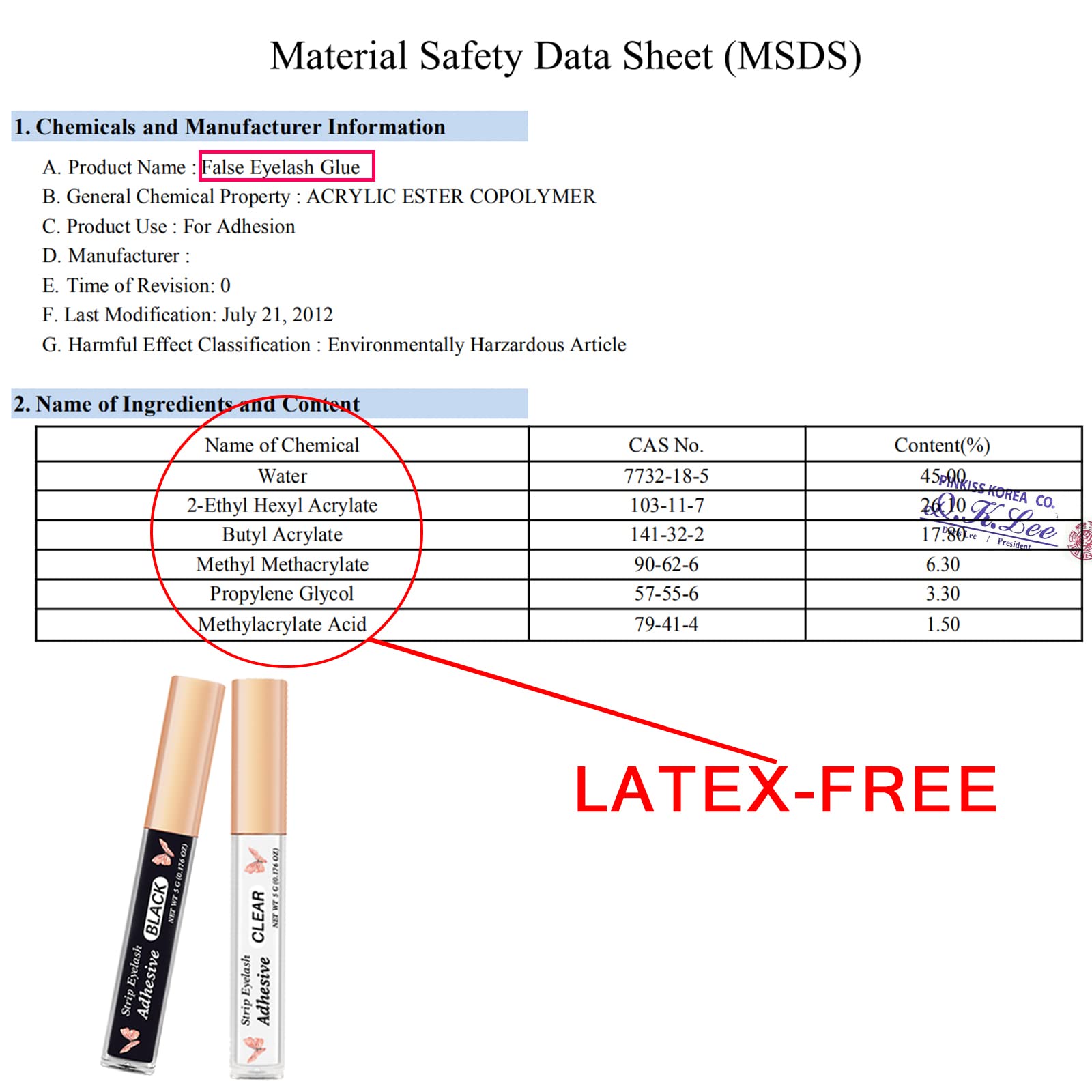 CMNRO Lash Glue Eyelash Glue Waterproof Eyelash Glue for False Lashes Super Strong Hold Eyelash Adhesive Latex-Free Safe on Skin Suitable for Sensitive Eyes 0.176oz Black2
