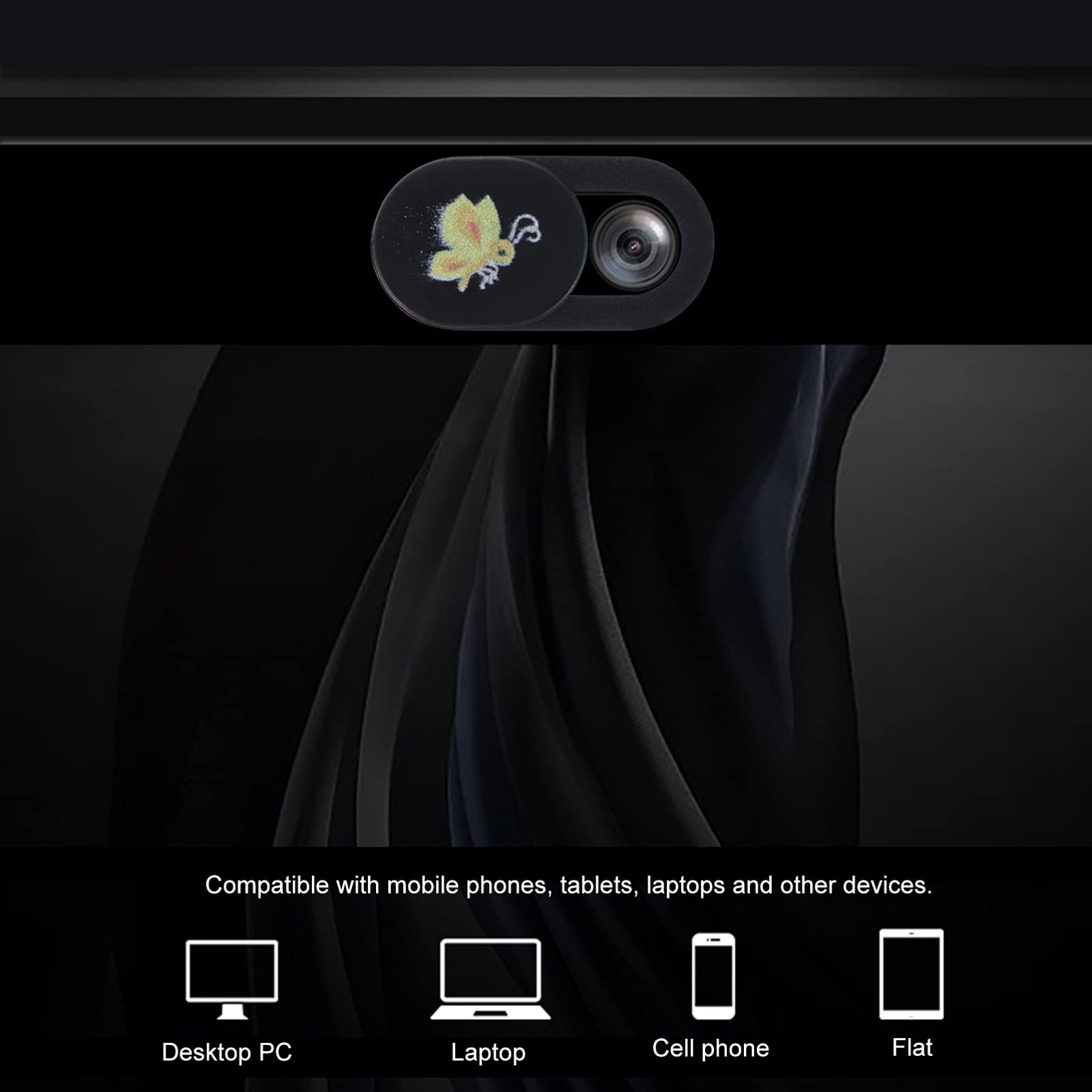 SOLUSTRE 4Pcs Camera Privacy Cover Professional Webcam Cover Camera Safety Covers Laptop Webcam Cover Protects Your Privacy Online Webcam Cover Slide Web Camera Covers Beer abs Cell Phone