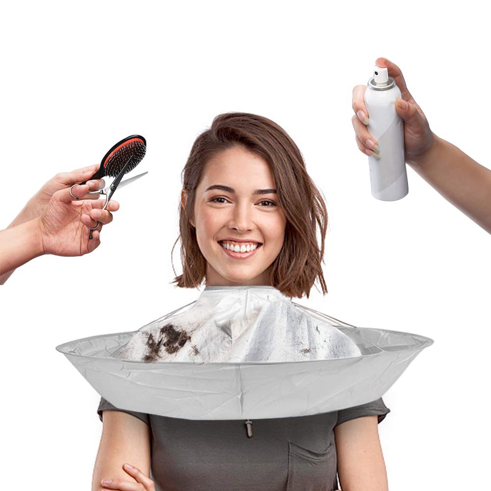 Abomet Hair Cutting Cape,Haircut Capes Umbrella for Kids, Waterproof Barber Accessories Salon Barber Cape Supplies,Hair Cutting Tools for adults