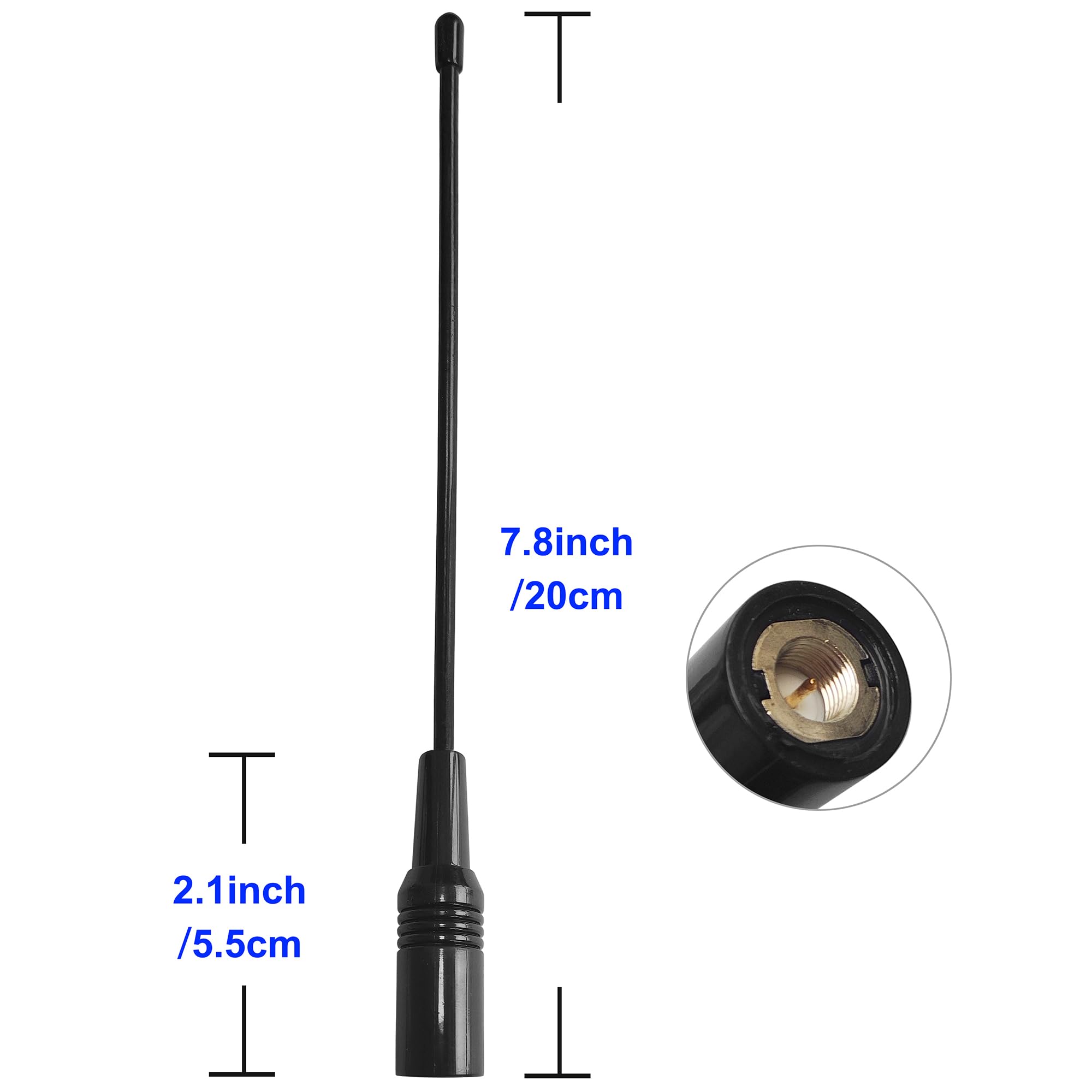 915MHz LoRa Antenna Omni 5dbi Gain SMA Male for ESP32 OLED Board + 15cm IPEX Extension Cable 2 Pcs