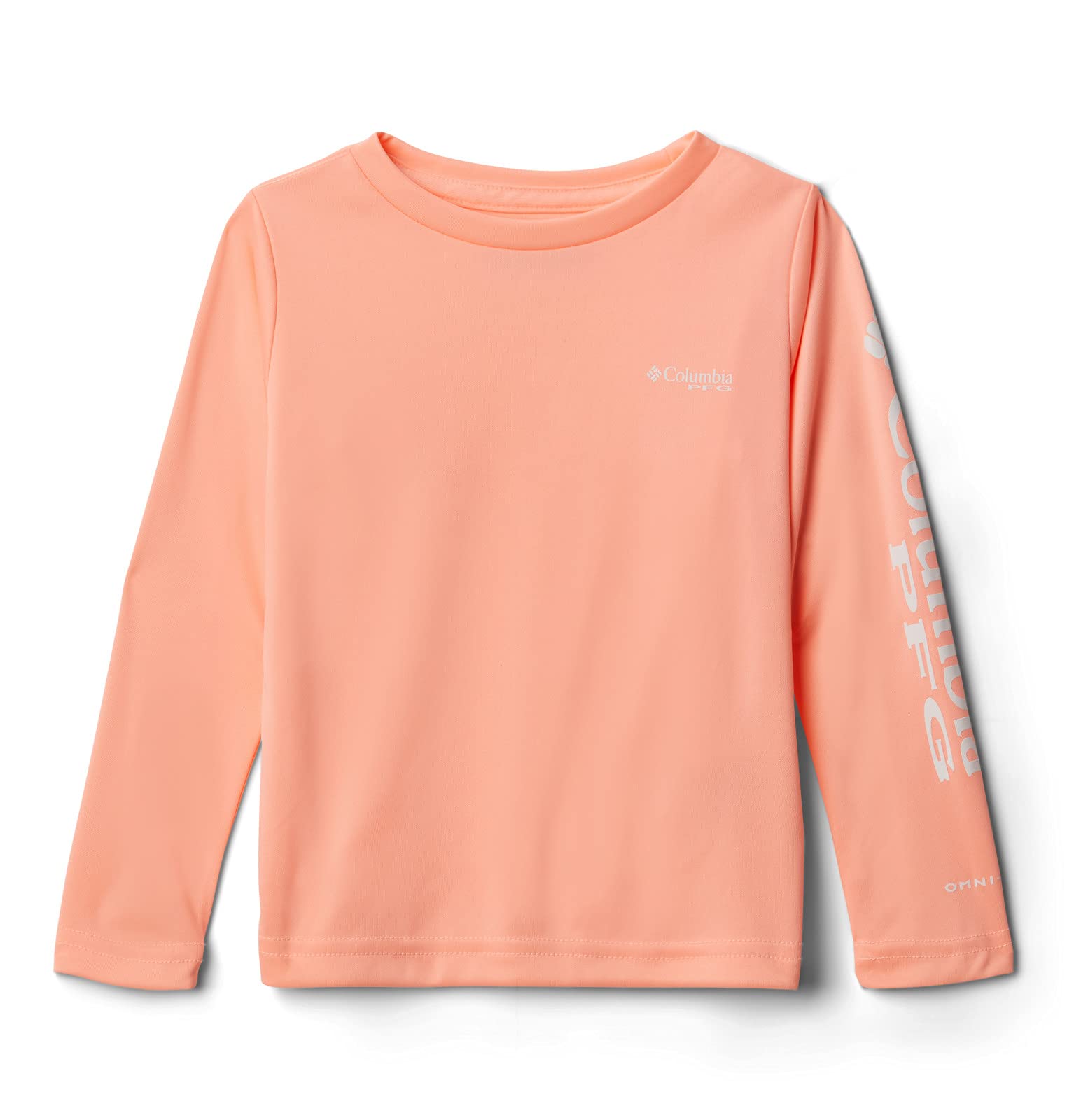 Columbia Toddler Girls Tidal Tee Long Sleeve, Tiki Pink, 3T