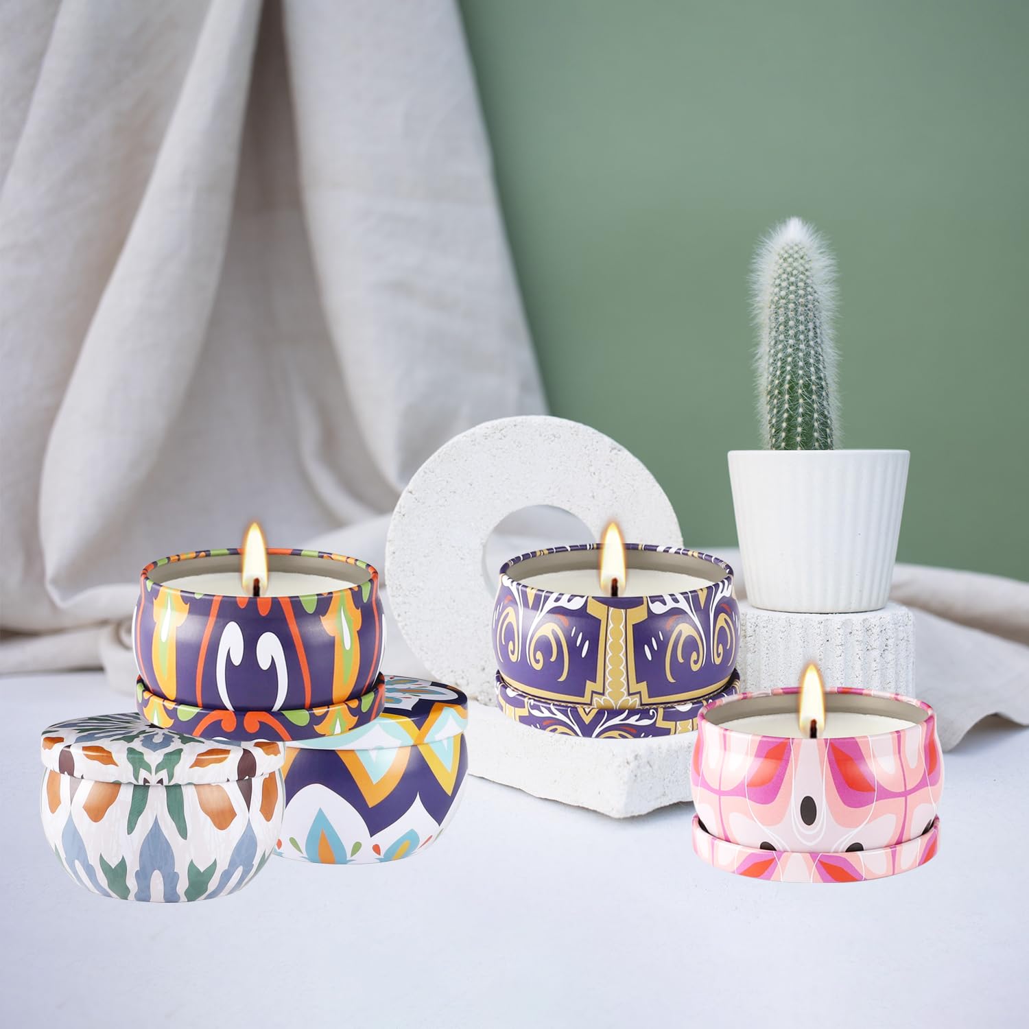 16 Pack Scented Candles Gift Set- Aromatherapy Candle Gifts for Men, Woman-Men Candle Set,Ideal Gift for Travel Home Décor
