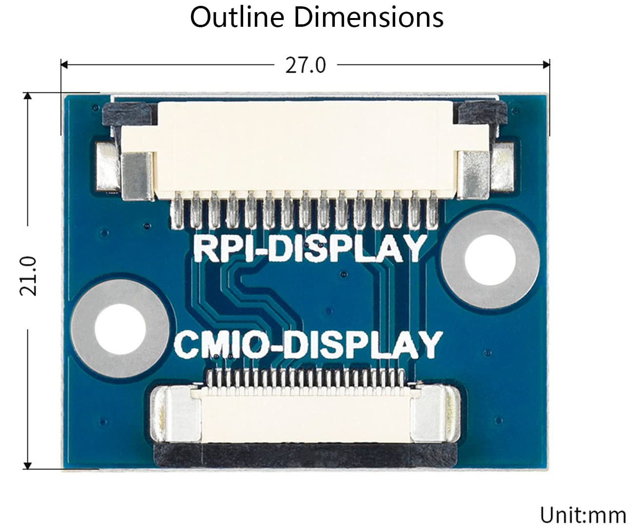Compute Module DSI Display Adapter, 22PIN to 15PIN Adapter, for Official Compute Module 4 IO Board and Waveshare Compute Module IO Board,Compute Module IO Board Plus