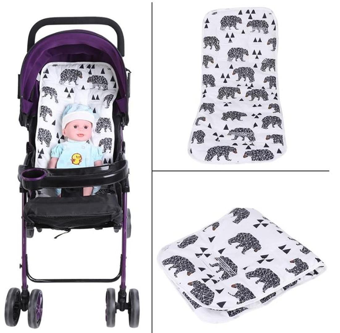 LXLUOO Baby Stroller Seat Liner,Stroller Mat,Infant Cushion Pad, Universal Seat Cushion Pad for Pushchair Buggy and Car Seat (C)