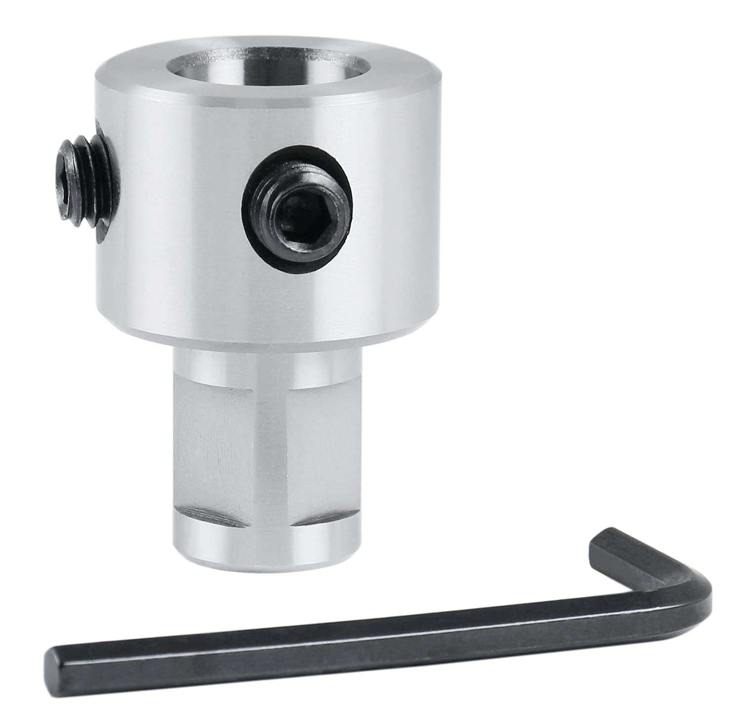 Accusize Industrial Tools 3/4 in. Annular Cutter Extension for a 3/4'' / 19.05 mm Weldon Shank Annular Cutter, 1" Long, Weldon Adapter, 0519-0025