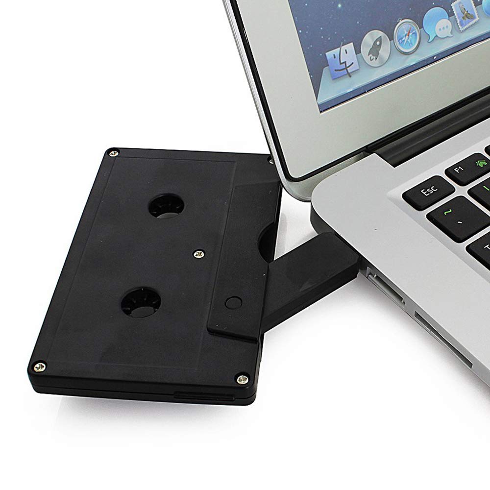 64GB USB 2.0 Flash Drive Black Cassette Tape Shape Memory Stick Flash Drive Pendrive Thumb Drive Jump Drive U Disk