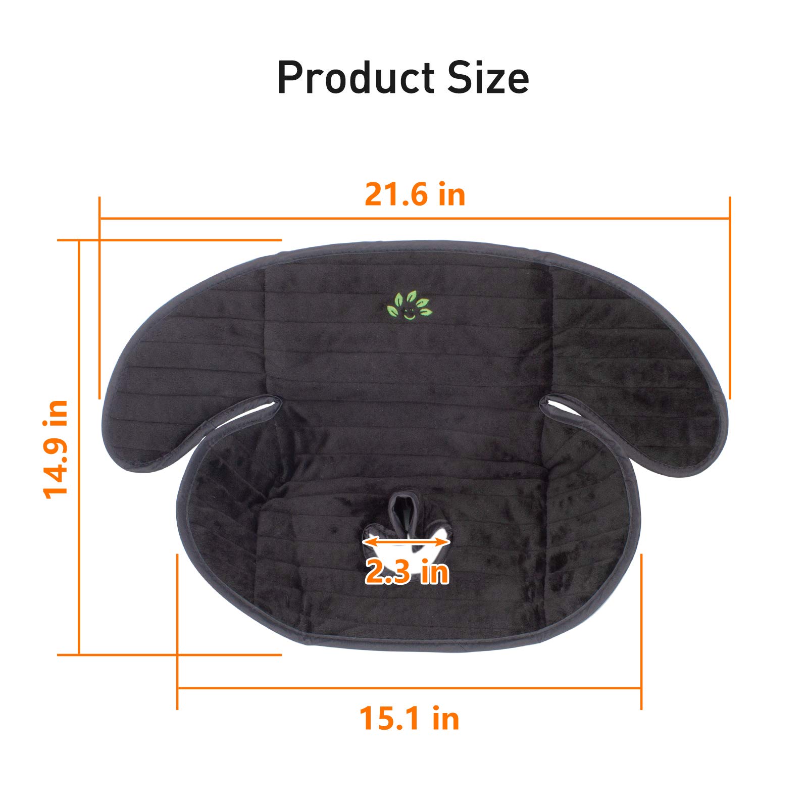 Piddle pad Car Seat Protector - Car Seat Saver Stroller Potty Pad, Baby Car Seat Cover, Car Seat Waterproof Liner for Potty Training Prevent Dipper Leaking 20x15 inch Black 2PCS(Black)