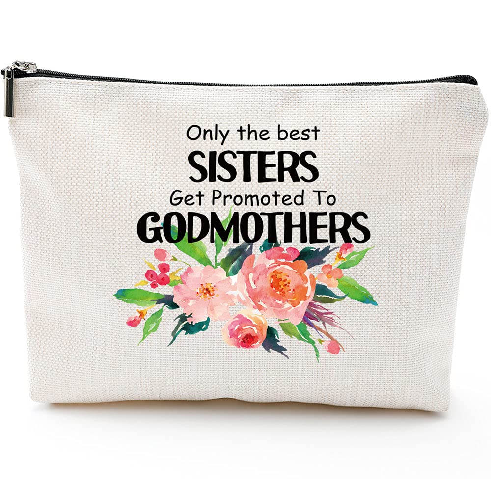Blue Leaves Godmother Gifts, The Best Sisters Get Promoted to Godmother Proposal Baby Pregnancy Announcement Gifts for Godmother Friends, Godmother Gifts From Godchild, God Mother's Gift