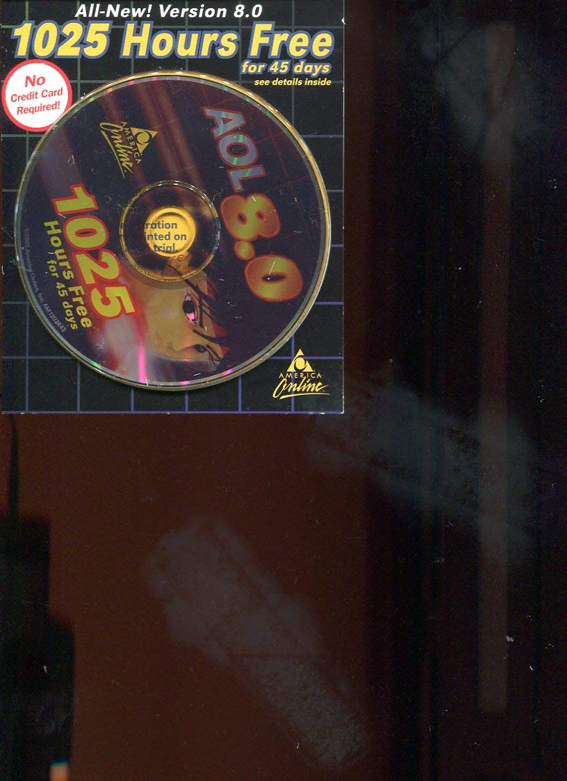 AOL ALL-NEW 8.0 CD /1025 FREE HOURS/UNOPENED /*RARE*
