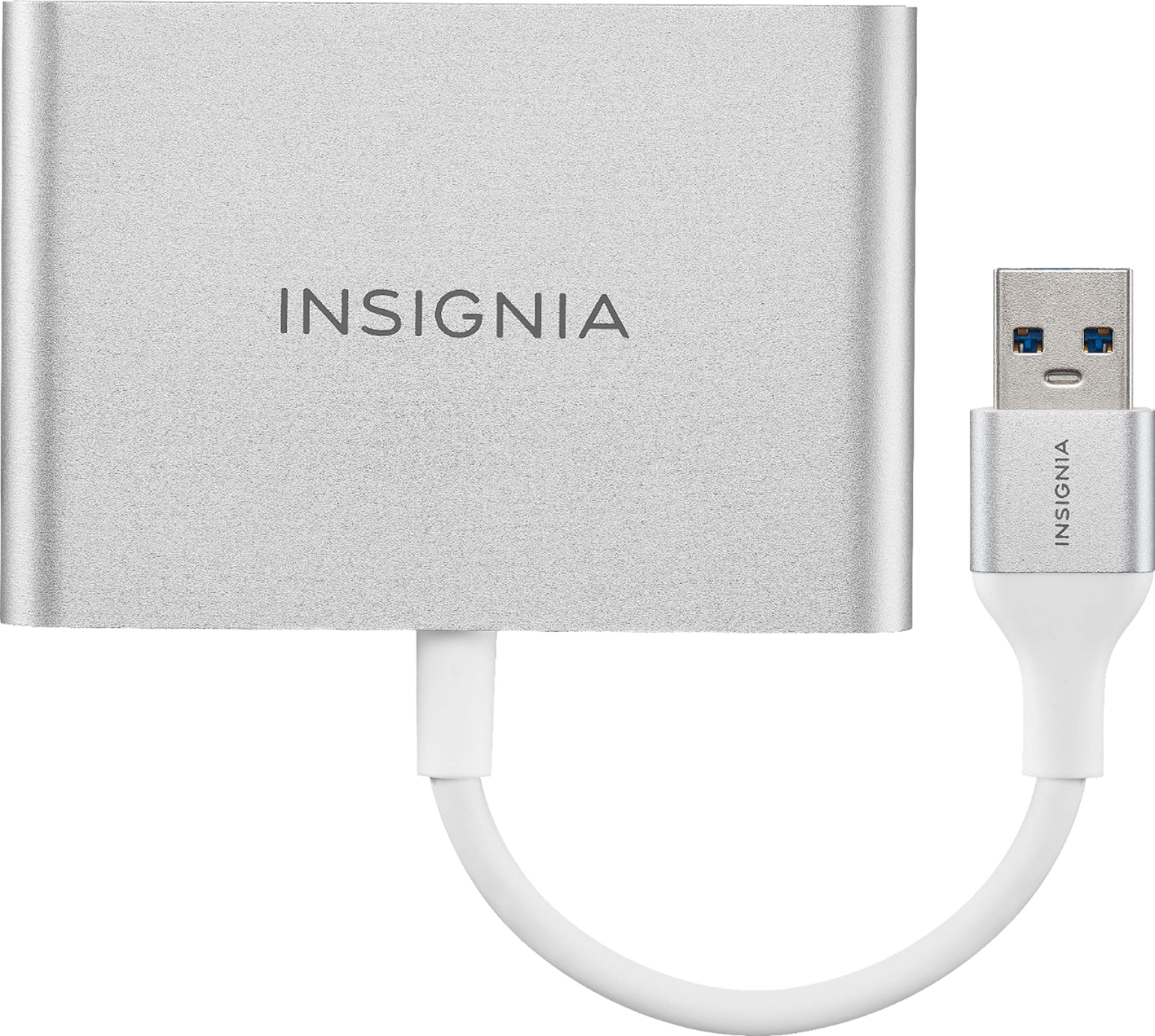 Insignia - USB to Dual HDMI Adapter - Model: NS-PU32H4A