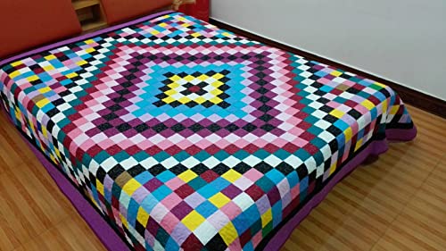 200 PCS 4" x 4" Solid Color Precut 100% Cotton Fabric Squares Fabric Bundles for Sewing & Quilting