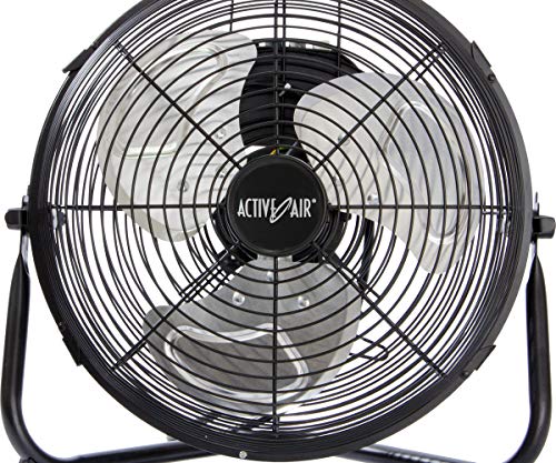 Active Air ACFV1012 HD Pedestal, 16" Fan, Black