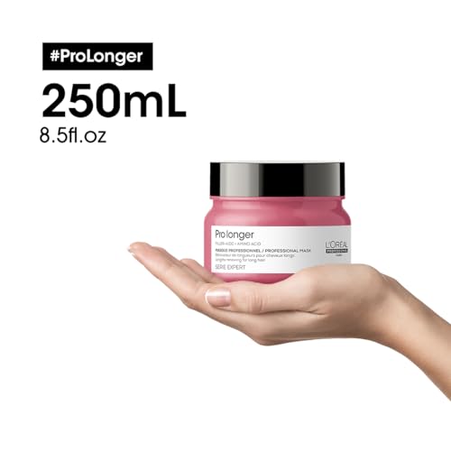 L'Oreal Professionnel Pro Longer Mask - Reduces Breakage & Appearance of Split Ends For Thin & Fine Hair Types, Adds Softness & Shine