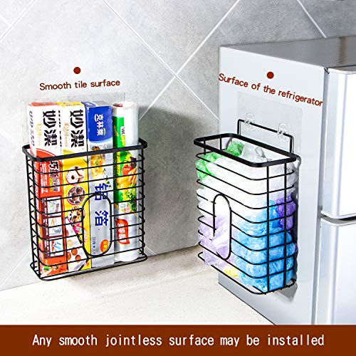 Easy Wall Mount Bag Saver,Plastic Shopping Bags Organizer,Kitchen Storage Organizer Holder or Basket,Grocery Plastic Bag Holder and Dispenser for Plastic Bags