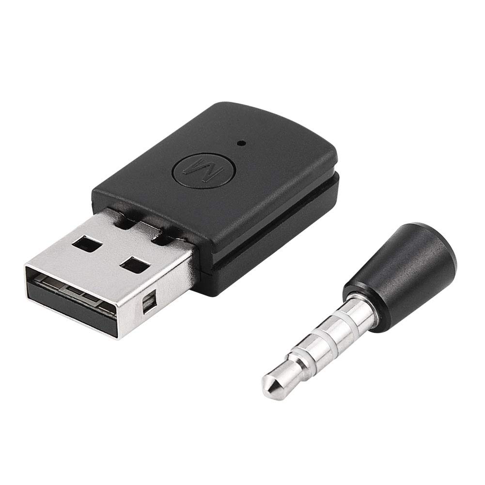 Bluetooth Dongle Adapter USB 4.0, Wireless Adapter/Dongle Receiver and Transmitters for PS4 Playstation Controller Bluetooth Headset
