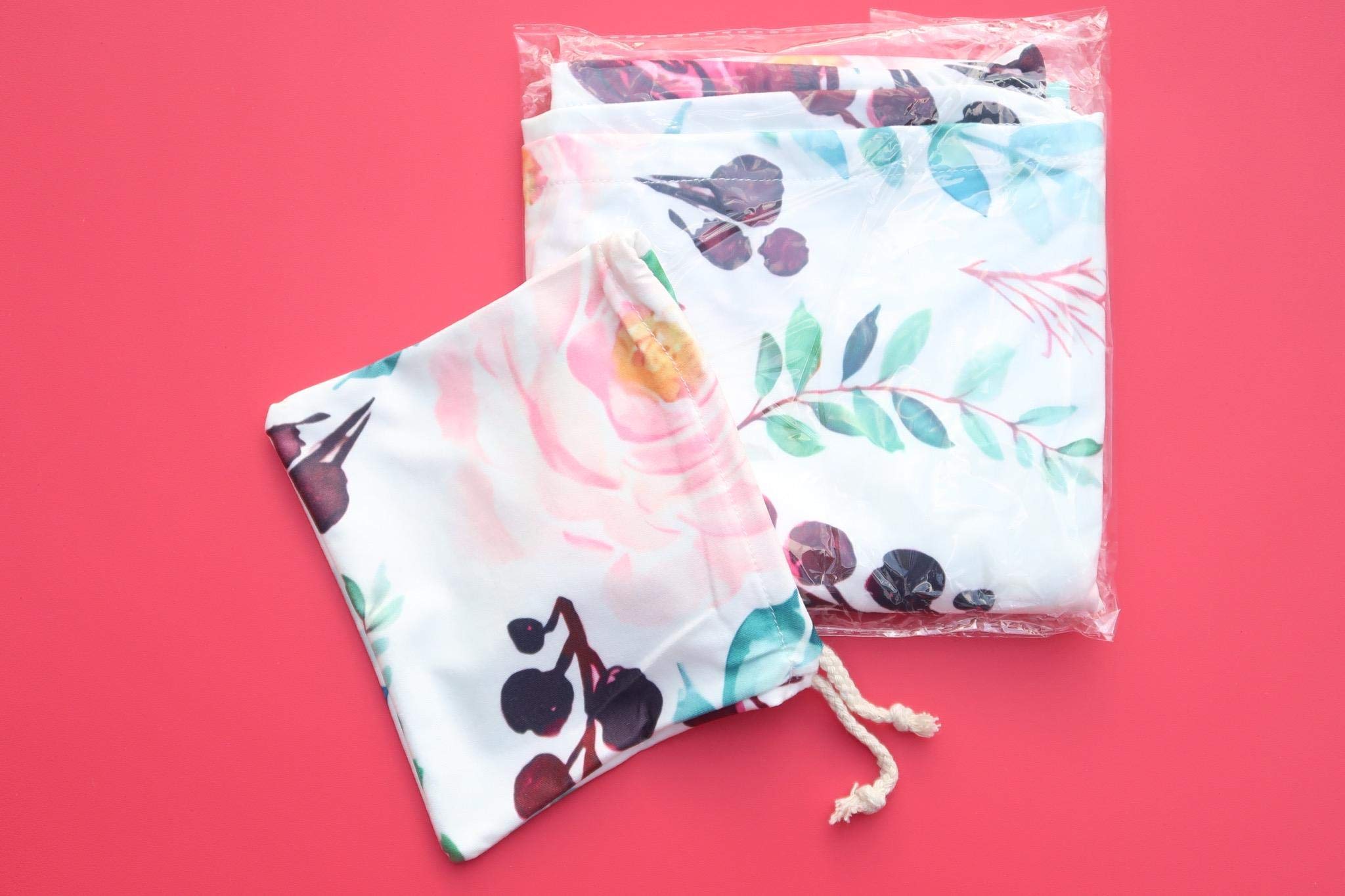 Baby Carseat Cover with Carrying Pouch Nursing/Breastfeeding 3 in 1 Multi-Use Extra Soft Floral Car Seat Canopy Baby Shower/New Moms and Dads