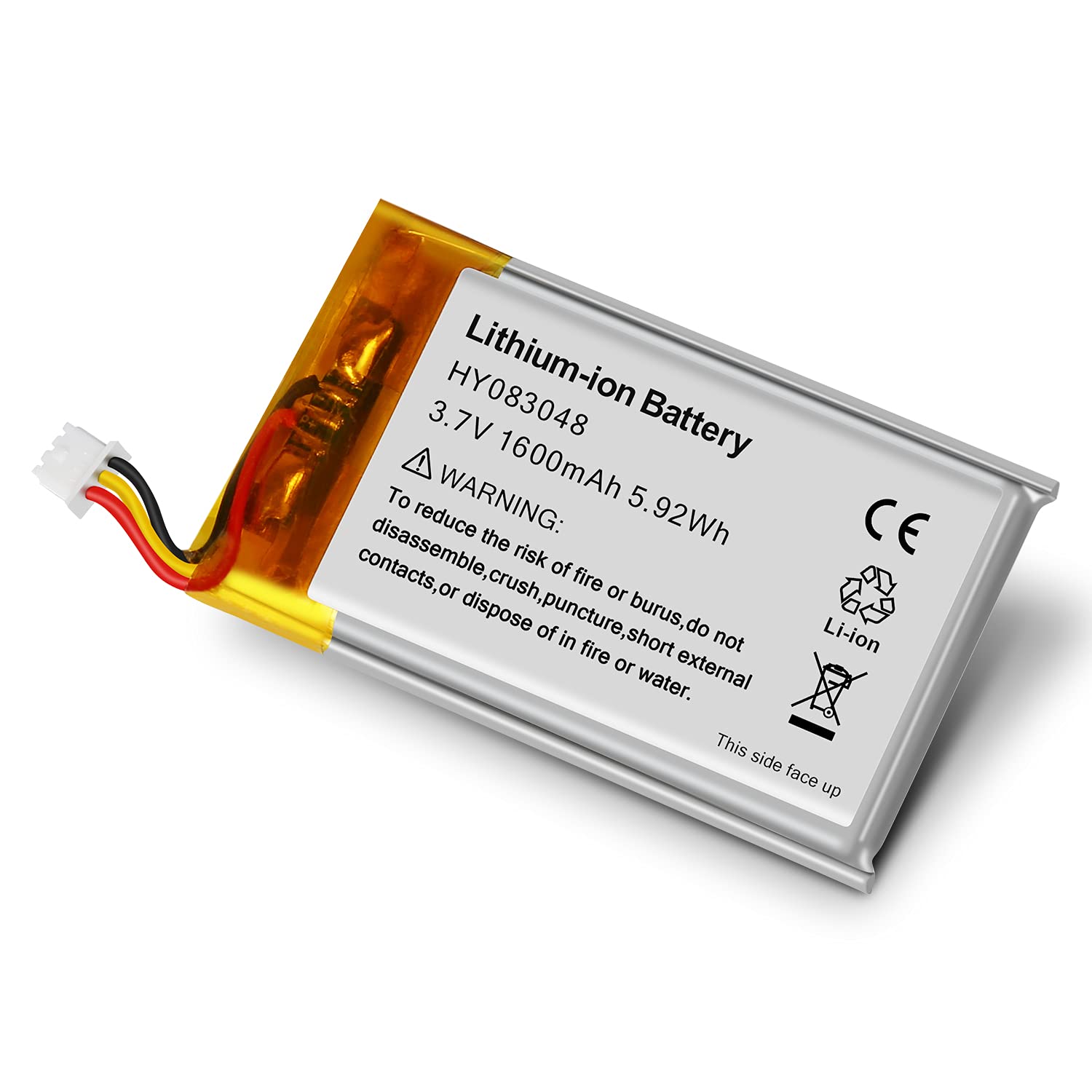 Abeden Replacement Battery Compatible with Infant Optics DXR-8 Video Monitor Unit Battery Sp 803048 3.7V 1600mAh Lithium-ion Rechargeable Battery(2 Pack)