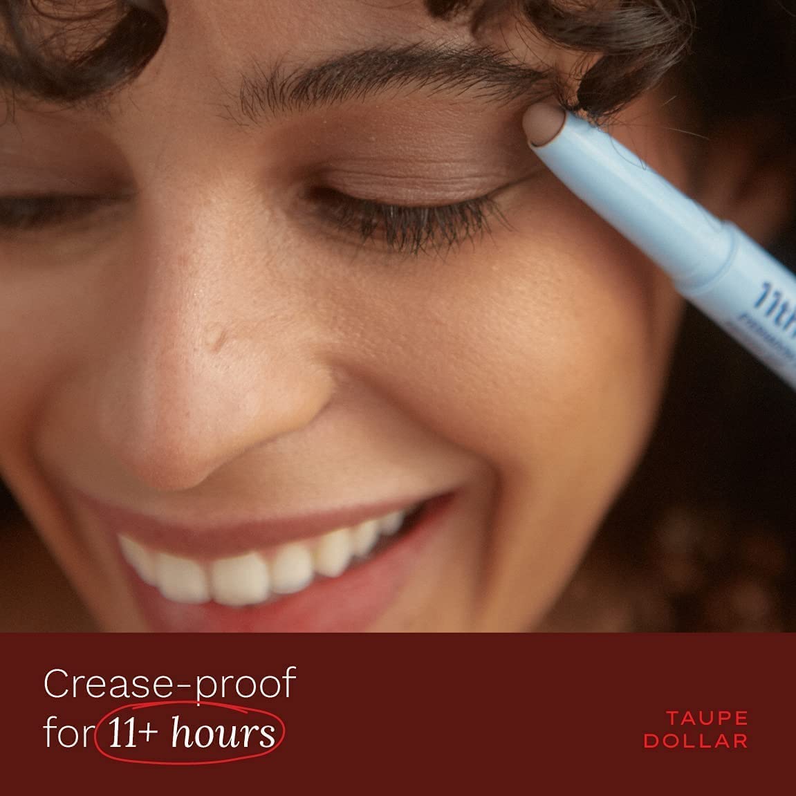 ALLEYOOP 11th Hour Waterproof Cream Eyeshadow Stick - Long-Lasting Eye Shadow & Eyeliner, Cream to Powder Eye Brightener & Highlighter Pencil Makeup for Women - Smudge-Proof, Taupe Dollar (Matte)