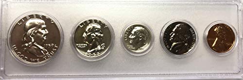 1959 P US Mint Proof Set Comes in Hard Plastic Case Proof