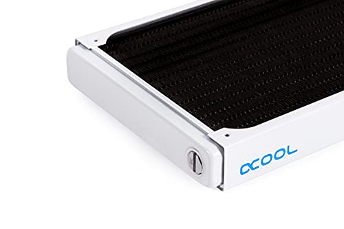 Alphacool NexXxos ST30 Full Copper 360mm Radiator V.2, 120mm x 3, Triple Fan, White