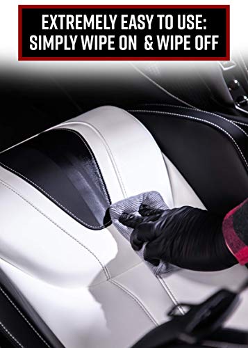 Adam's UV Leather & Vinyl Interior Ceramic Coating - Ceramic Nano Glass Coating for Hard Interior Surfaces | Ultimate Protection for Your Leather, Vinyl, Plastics, Dashboard, More (UV Complete Kit)