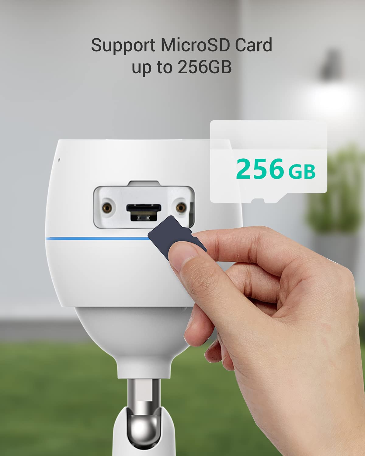 EZVIZ Security Camera Outdoor, 1080P WiFi Camera with Motion Alert, 100ft Night Vision and IP67 Waterproof, Compatible with Alexa Google Home | C3TN