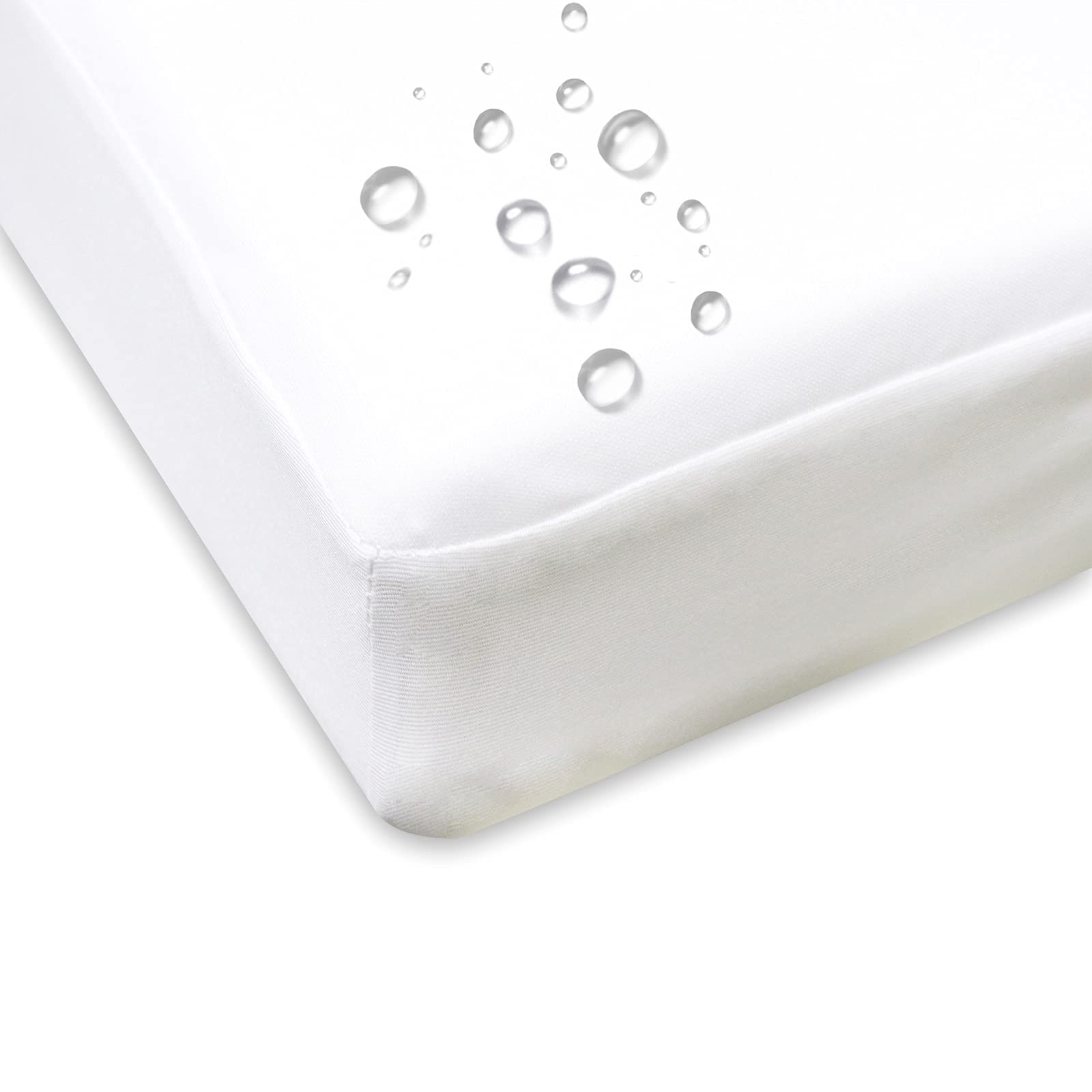 Jundetye Waterproof Crib Mattress Protector Pad, Toddler and Baby Crib Mattress Cover, Protective Sheet for Infant Boys and Girls Bedding Sets, 28''x 52''