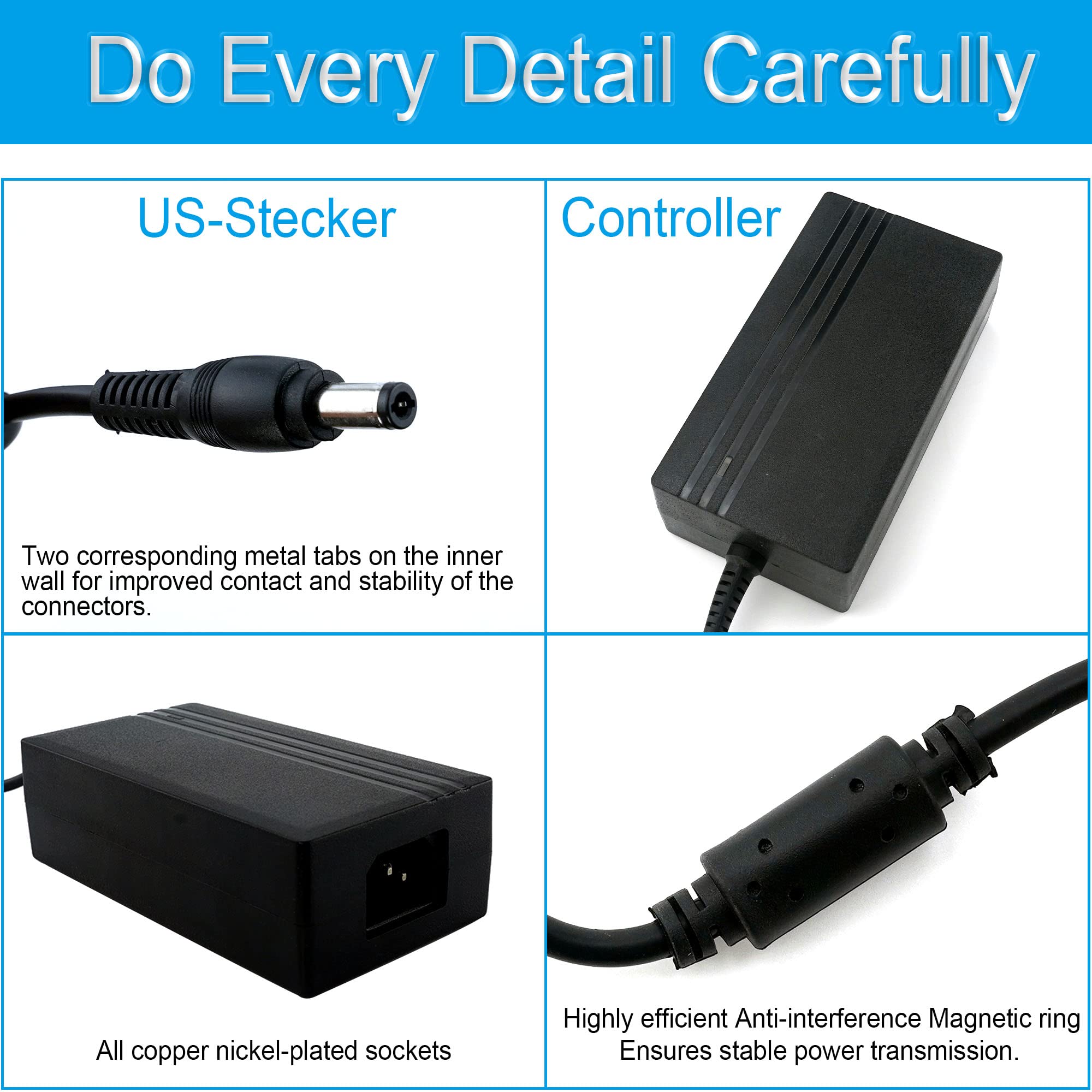 12V 5A AC Power Supply Adapter, AC 100-240V to DC 12V 5A Transformers, US Plug Power Converter LED Driver with 7.5FT Power Cord for 12V LED Light, 3D Printer, CCTV Camera and Household Electronic