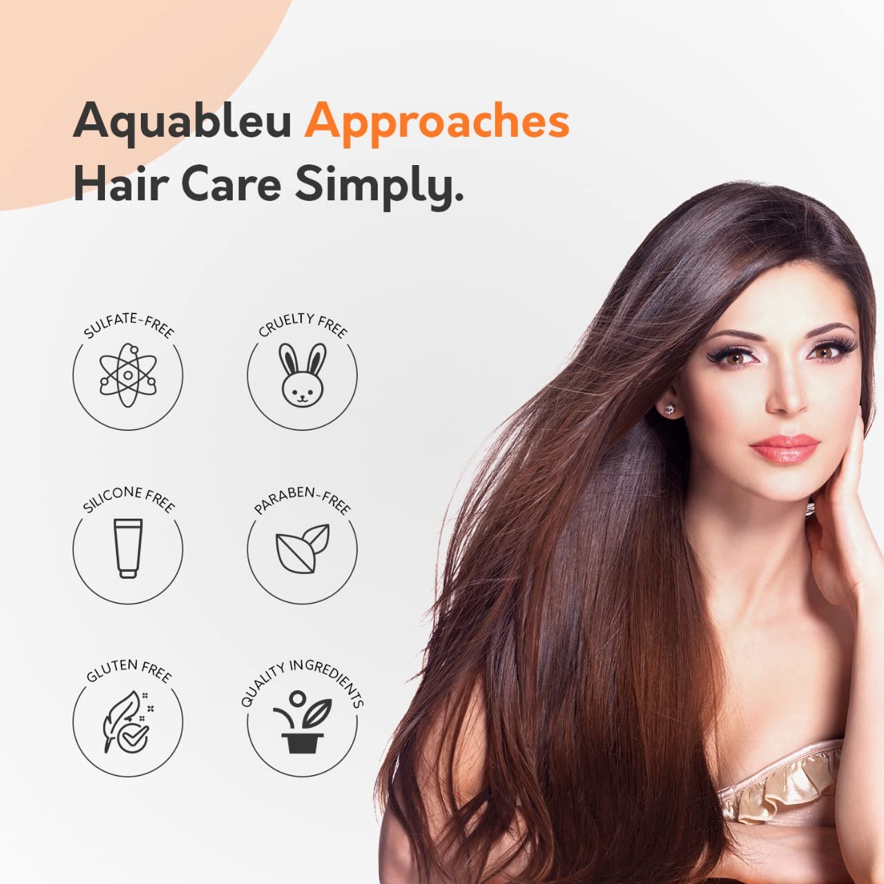 Aquableu Sweet Orange Vanilla Shampoo & Conditioner Set β Natural Moisturizing, For Dry & Damaged Hair β Sulfate & Paraben Free β For Colour Treated Hair β 16oz