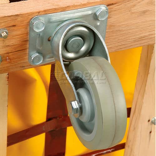 24 Bushel Yellow Vinyl Basket Bulk Truck, 53-1/4"L x 36-1/4"W x 30-1/2"H