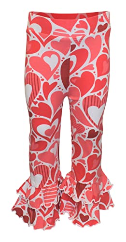 Unique Baby Girls Valentines Day Love You to the Moon 2pc Set (6, Moon)