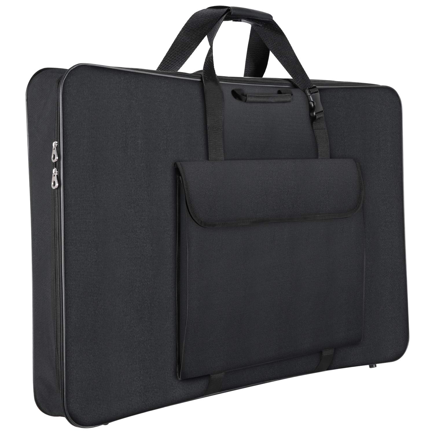 1st Place Products Premium Art Portfolio Case - 32" x 42" - Soft Sided - Steel Frame - Waterproof & Tear Resistant - Artwork, Photography, Sketch, LCD, Monitor, Solar Panel - Shoulder Straps & Handles