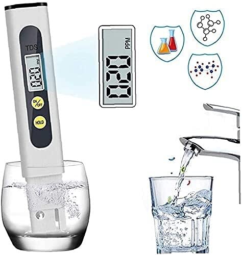 YUESFZ Precise Tds Meter Water Quality Tester LCD Display Testing Pen White Drinking Water Test Meter Practical Water Quality Detector