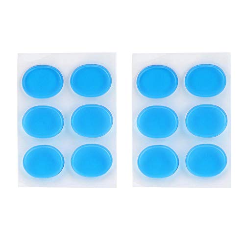 12Pcs Silicone Drum Dampeners Gel Pads,Drum Damper for Drums Tone Control