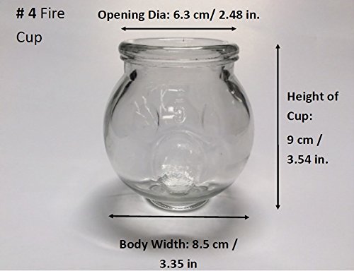 12 pc Fire Glass Cupping Set Jars Professional Quality (4 cups #3) (4 cups #4) (4 cups #5)12 pc Fire Glass Cupping Set Jars Professional Quality (4 cups #3) (4 cups #4) (4 cups #5)