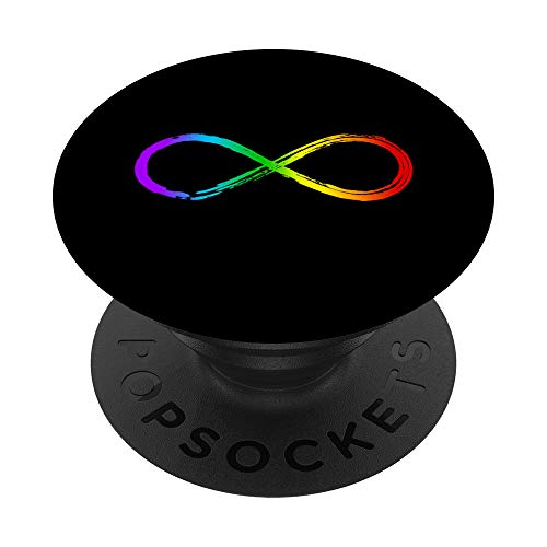 Infinity Symbol 8 LGBT Gay Pride Rainbow Math Eternity PopSockets Swappable PopGrip