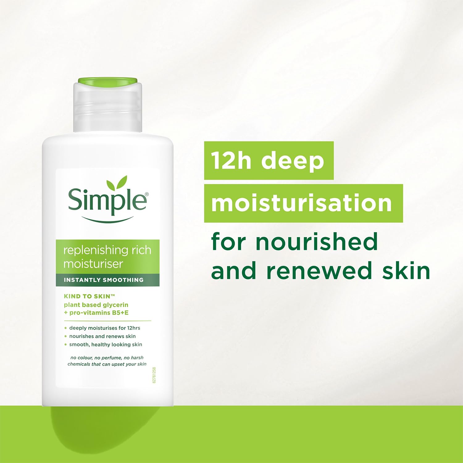 6 x Simple Kind to Skin Replenishing Rich Moisturiser 125ml