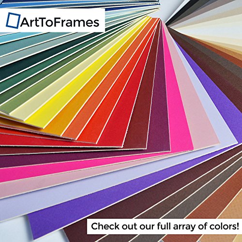 20x22 Smooth Black / Black Custom Mat for Picture Frame with 16x18 opening size (Mat Only, Frame NOT Included)