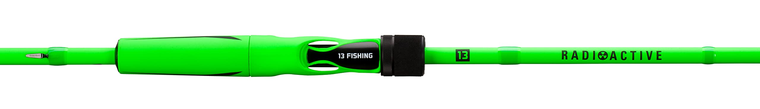 13 FISHING - Fate Radioactive Pickle - RPC71M, Pickle Green - 7'1" M Casting Rod