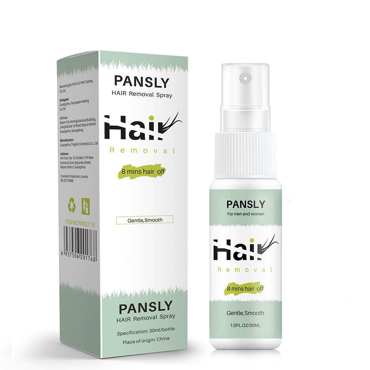 8 mins Painless Hair Removal Cream for Face, Body, Pubic Area, Beard, Bikini, Legs and Armpits