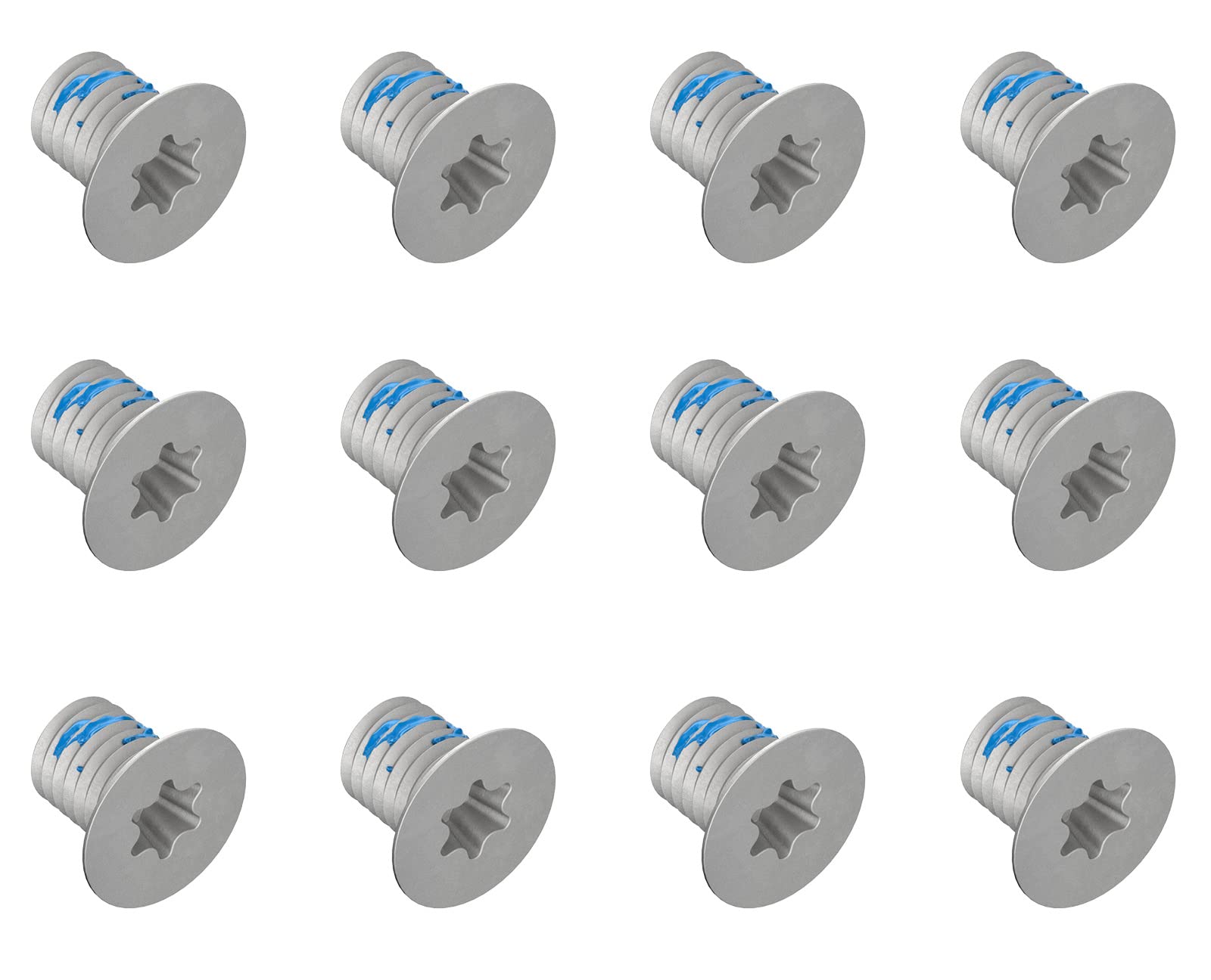 12 Pcs M2 x3mm Torx T5 Screws Replacement Case Base Cover Screw for Dell XPS 13 9343 9350 9360/ Dell XPS 15 9550 9560/ Dell Precision M5510 Series Laptop, Sliver