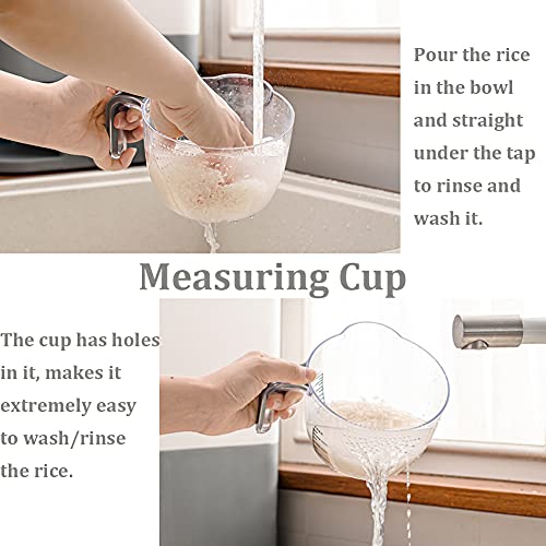 CREAMOON 23Lbs Rice Dispenser Cereal Dispenser Countertop Large Sealed Grain Container Dry Food Dispenser Rice Bucket Rice Storage Box Grain Storage--A Neat Way to Store Rice