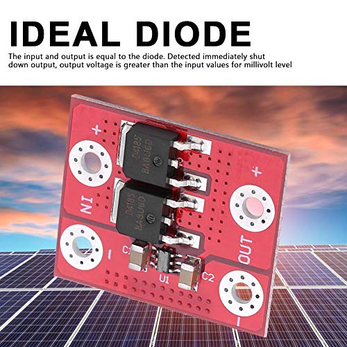 15A Solar Ideal Diode Controller Module Solar Panel Battery Charging Anti Reverse Irrigation Protection Ideal Diode for Solar Panels
