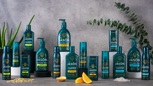 Jason Men's Hydrating 2-in-1 Face & Body Wash, 16 oz