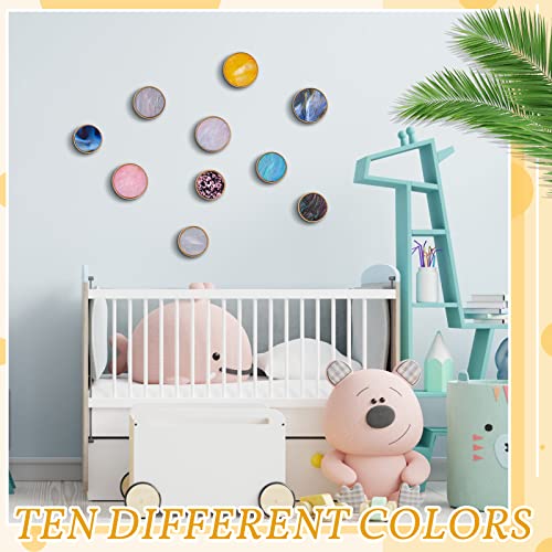 20 Pcs Brushed Gold Shell Decorative Wall Hooks Bathroom Towel Hook Hanger Cute Hat Hooks Brass Hanging Knobs for Walls Round Coat Hooks for Key Purse Girls Clothing Hotel Coat, 1 , 1.2 , Wall Mounted