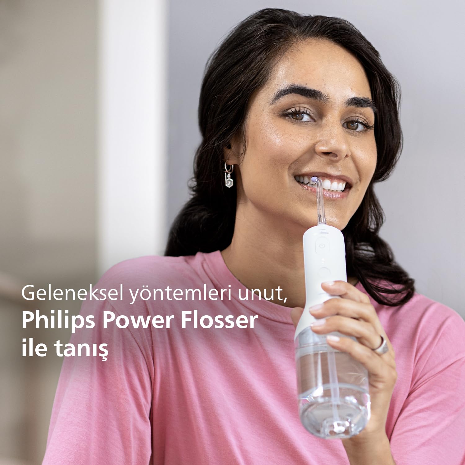 Philips Sonicare Quad Stream F3 Oral Irrigator Nozzle Twin Pack - Oral Water Flosser use with Philips Sonicare Cordless Power Flosser (Model HX3062/00) Purple