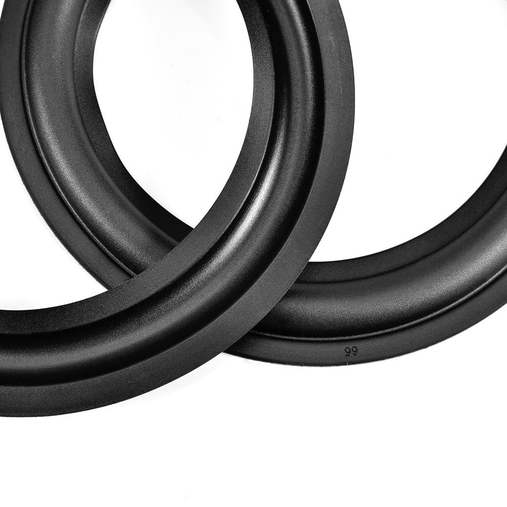 2pcs 6 inch Perforated Rubber Speaker Foam Edge Surround Rings Replacement Parts for Speaker Repair or DIY