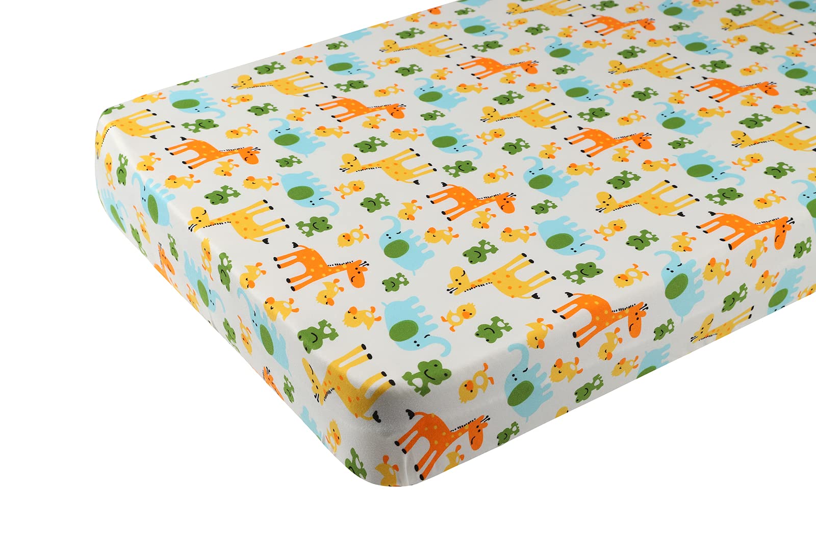 Dinosaur Fitted Crib Sheet Set 2 Pack Jersey Knit Ultra Soft Stretchy Toddler Bed Mattress Sheets for Baby Boy Elephant Giraffe Frogs by Knlpruhk