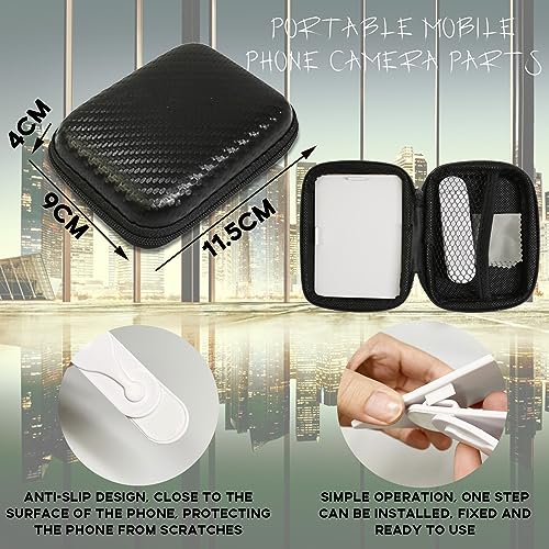2023 New Smartphone Camera Mirror Reflection Clip Kit, Cell Phone Lens Attachments (White)