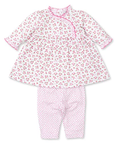 Kissy Kissy Girls Toddler Petite Paradise Pink Dress with Leggings-Pink-3